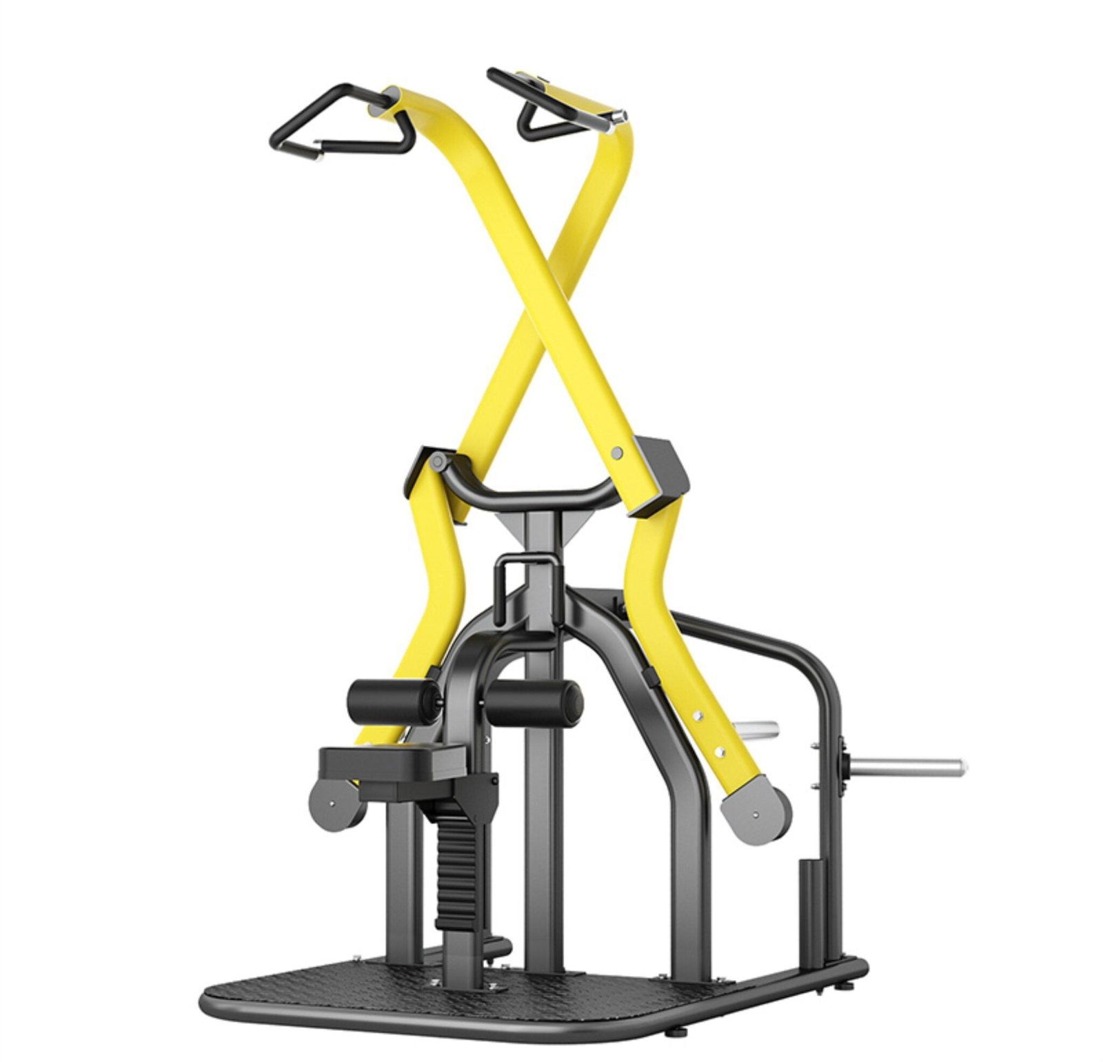 Iso Lateral Cross Lat Pull Down Machine - Real Swiss Fitness